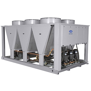 Carrier® - AC: Chillers enfriados por aire – alta eficiencia, manejo de ...